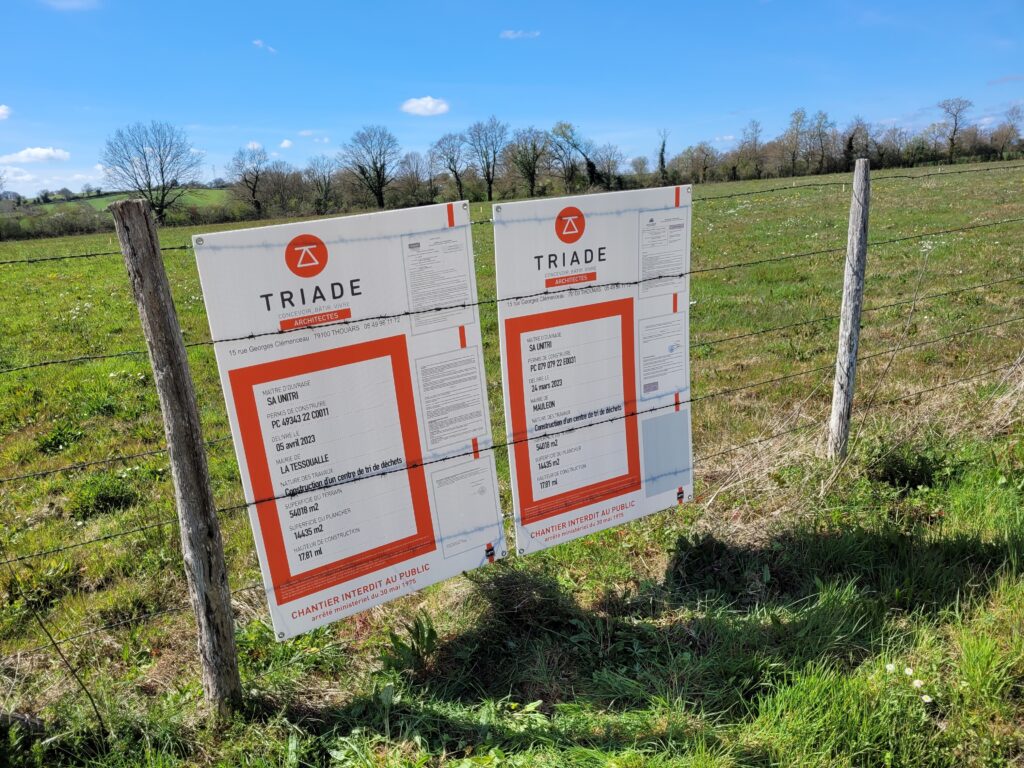 L'avancée d'UniTri futur centre de tri - Valor3e